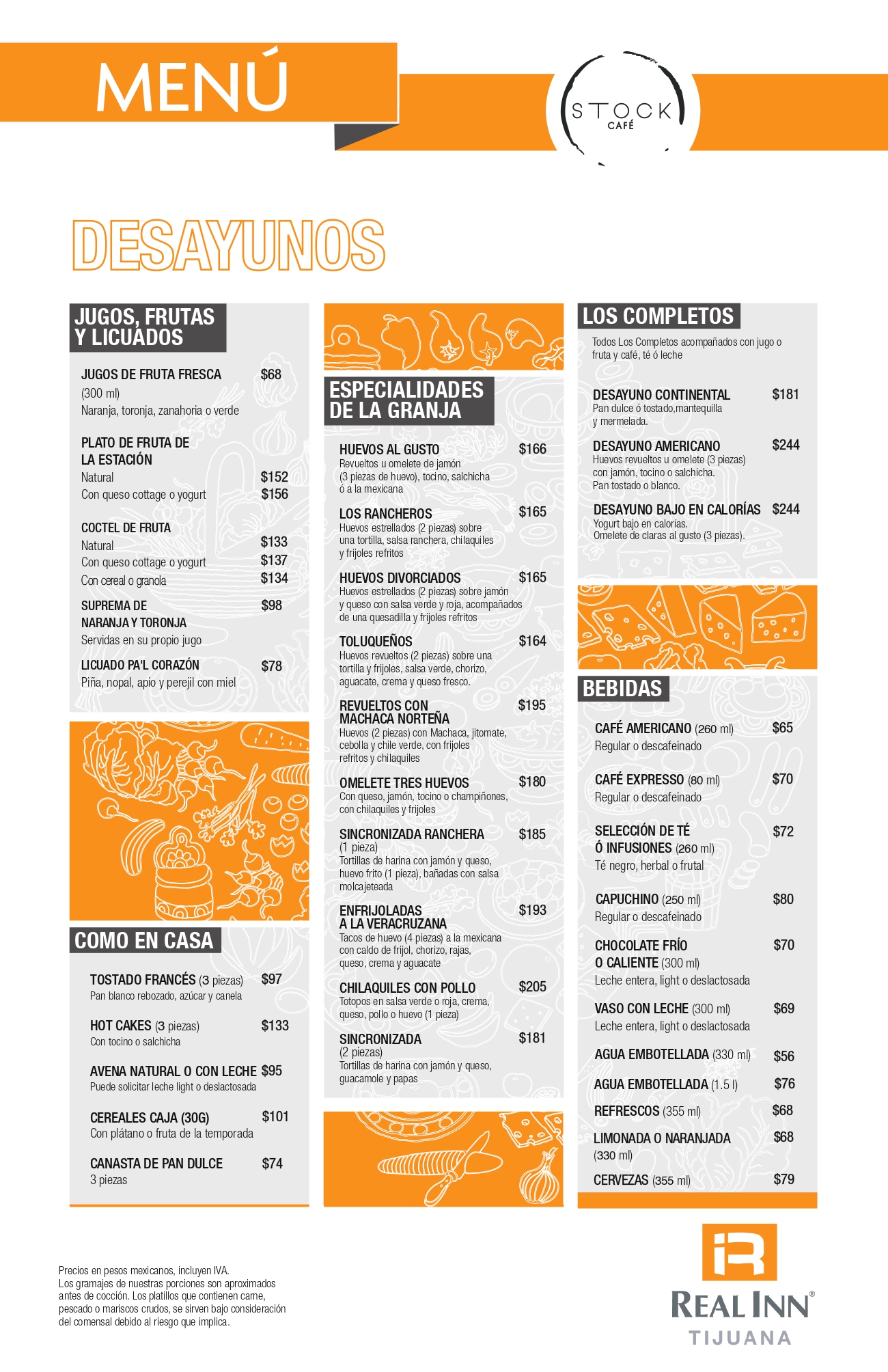 Menú de Punto de venta